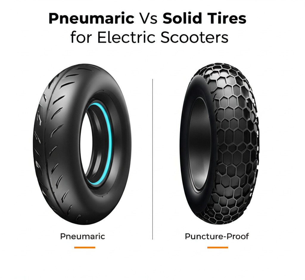 Pneumatic vs Solid Tires for Electric Scooters